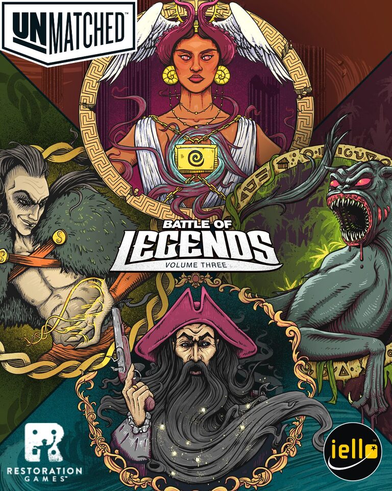 Unmatched - Battle of Legends Vol. 3 Coming this Summer - IELLO Games